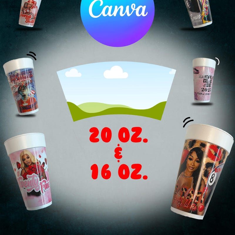 Personalized Styrofoam Cups - Etsy