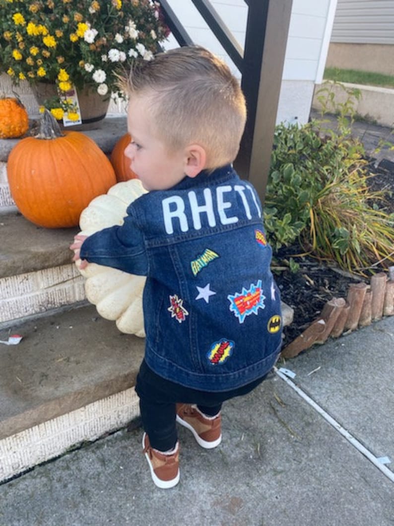 Personalized Baby Toddler Children Denim Jacket - Etsy