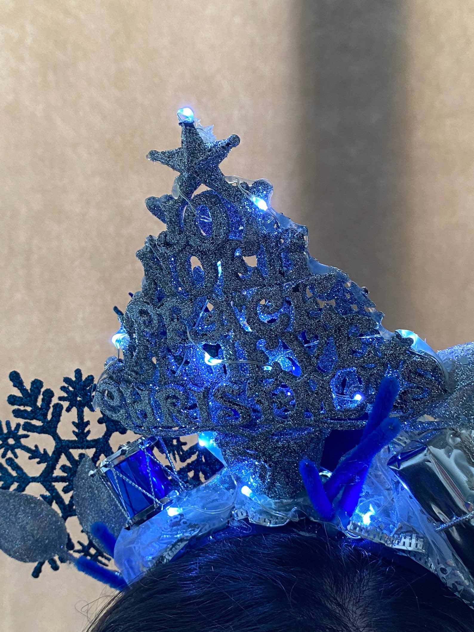 Lighted Christmas Tree Headband - Etsy