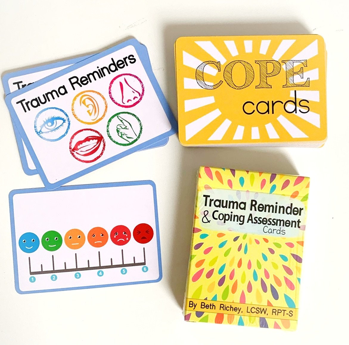 Trauma Reminder & Coping Assessment Cards | Etsy