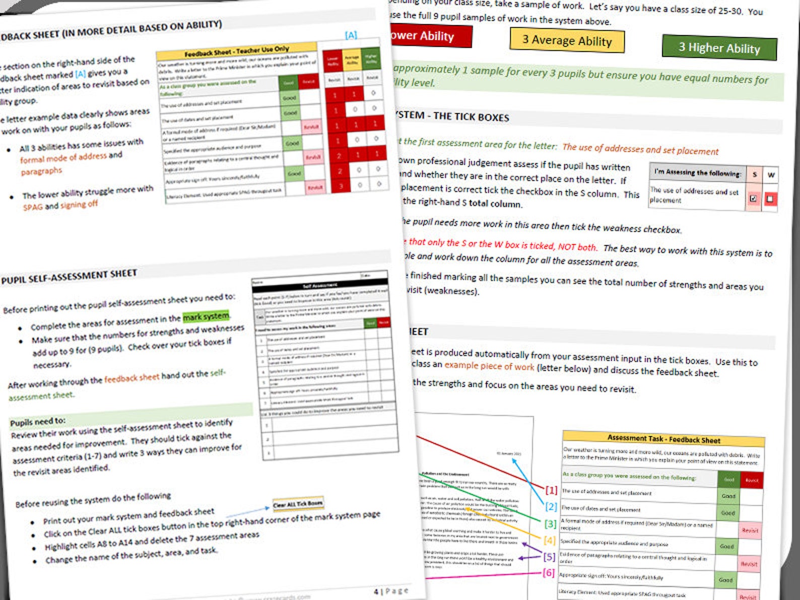 Easy Marking System for Teachers Marking System Teachers - Etsy