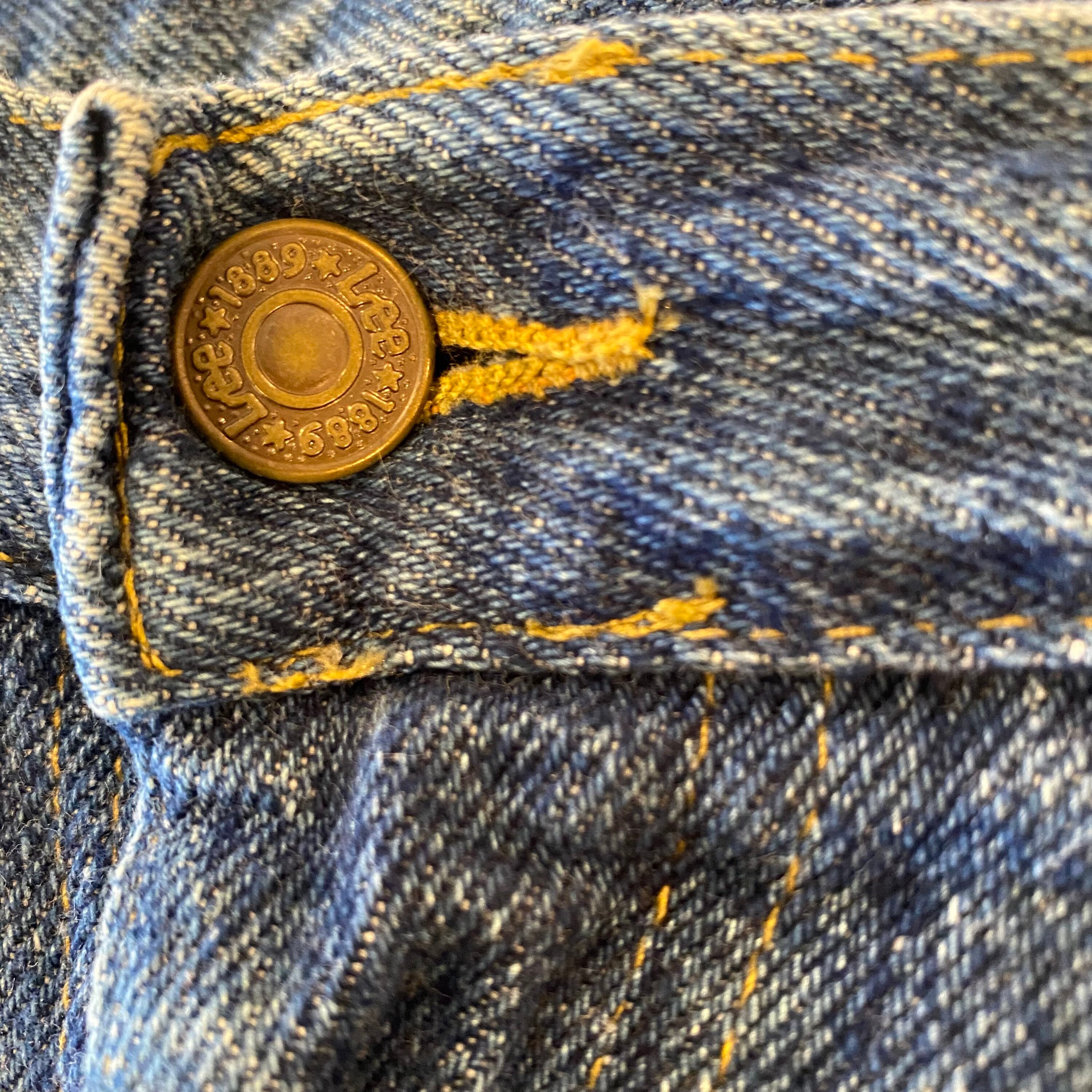 Vintage Lee UNION MADE Jeans for Women, Darker Blue Wash - Etsy