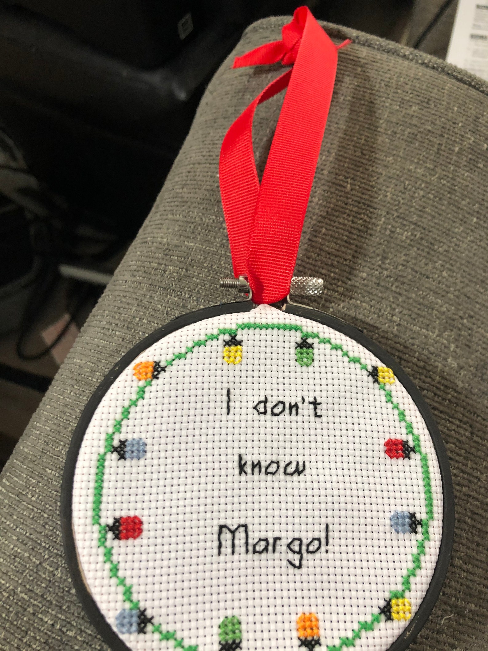 I Don't Know, Margo! Christmas Vacation Cross Stitch Christmas Ornament ...