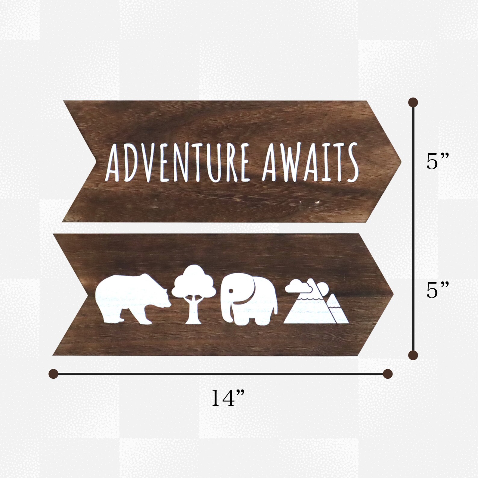 Nursery Wall Decor Adventure Awaits Wall Decor Sign With - Etsy
