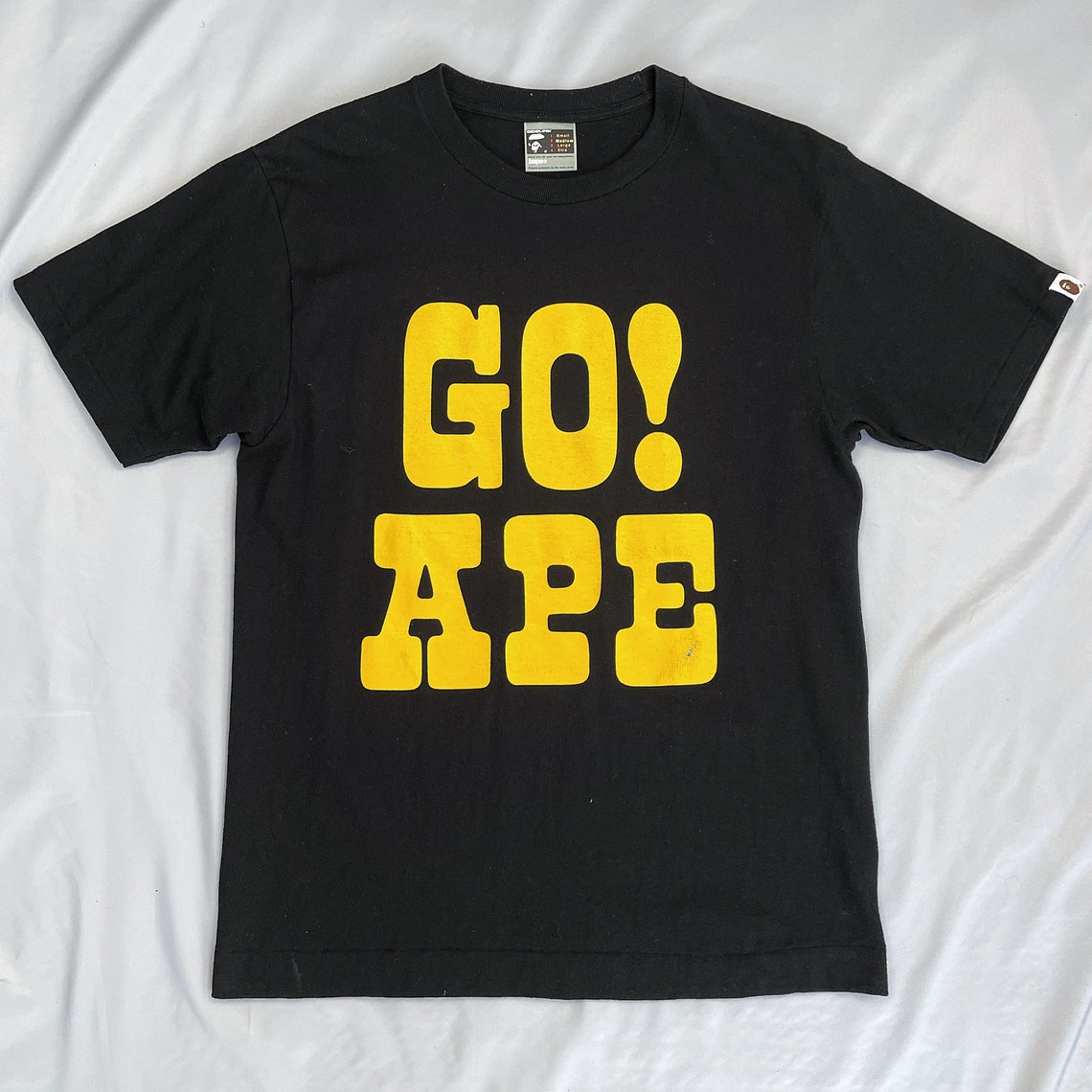 A Bathing Ape / Bape Go! Ape Screen Printed Short Sleeve T Shirt Nigo ...