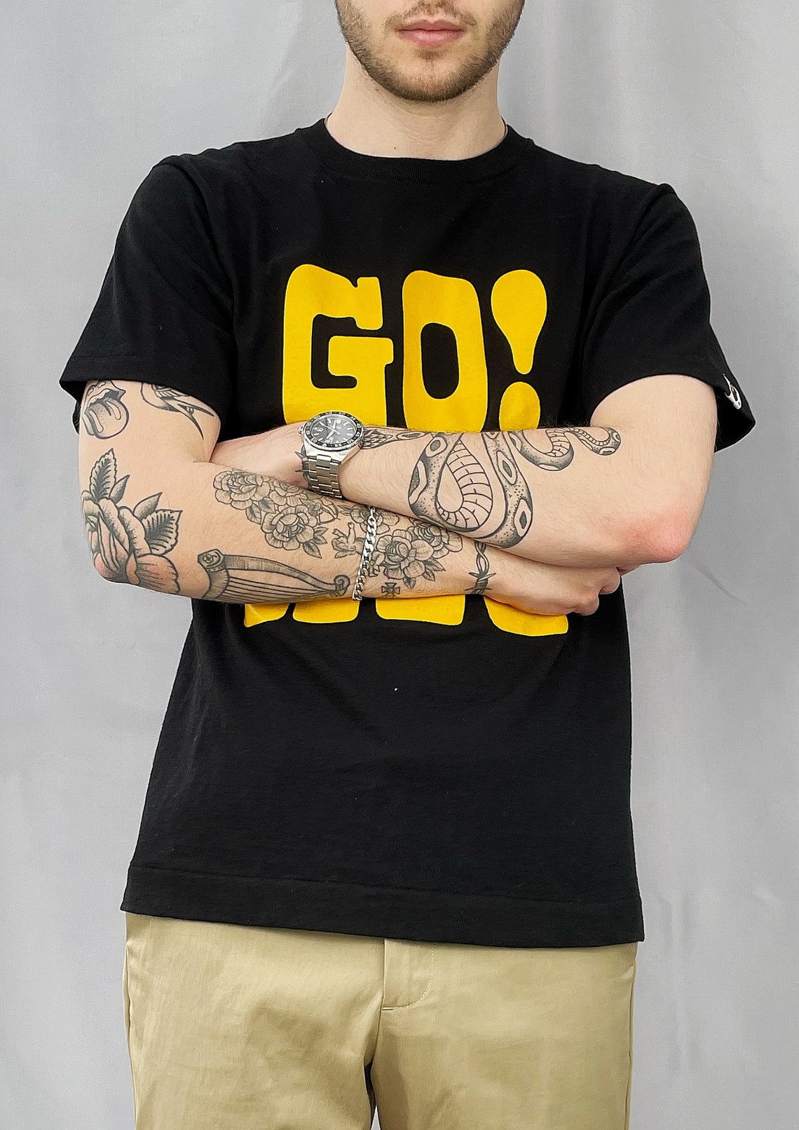 A Bathing Ape / Bape Go! Ape Screen Printed Short Sleeve T Shirt Nigo ...