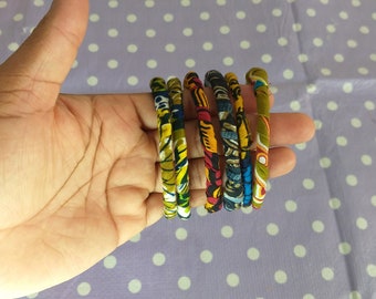 Fabric Bangles - Etsy
