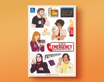 The IT Crowd Sticker Pack Decal Stickers for Laptop, . IT Crowd ...