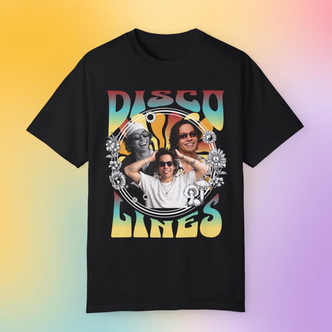 Disco Lines Shirt, DJ Shirt, Rave, EDM, Fan Merch, House Music, Gift ...