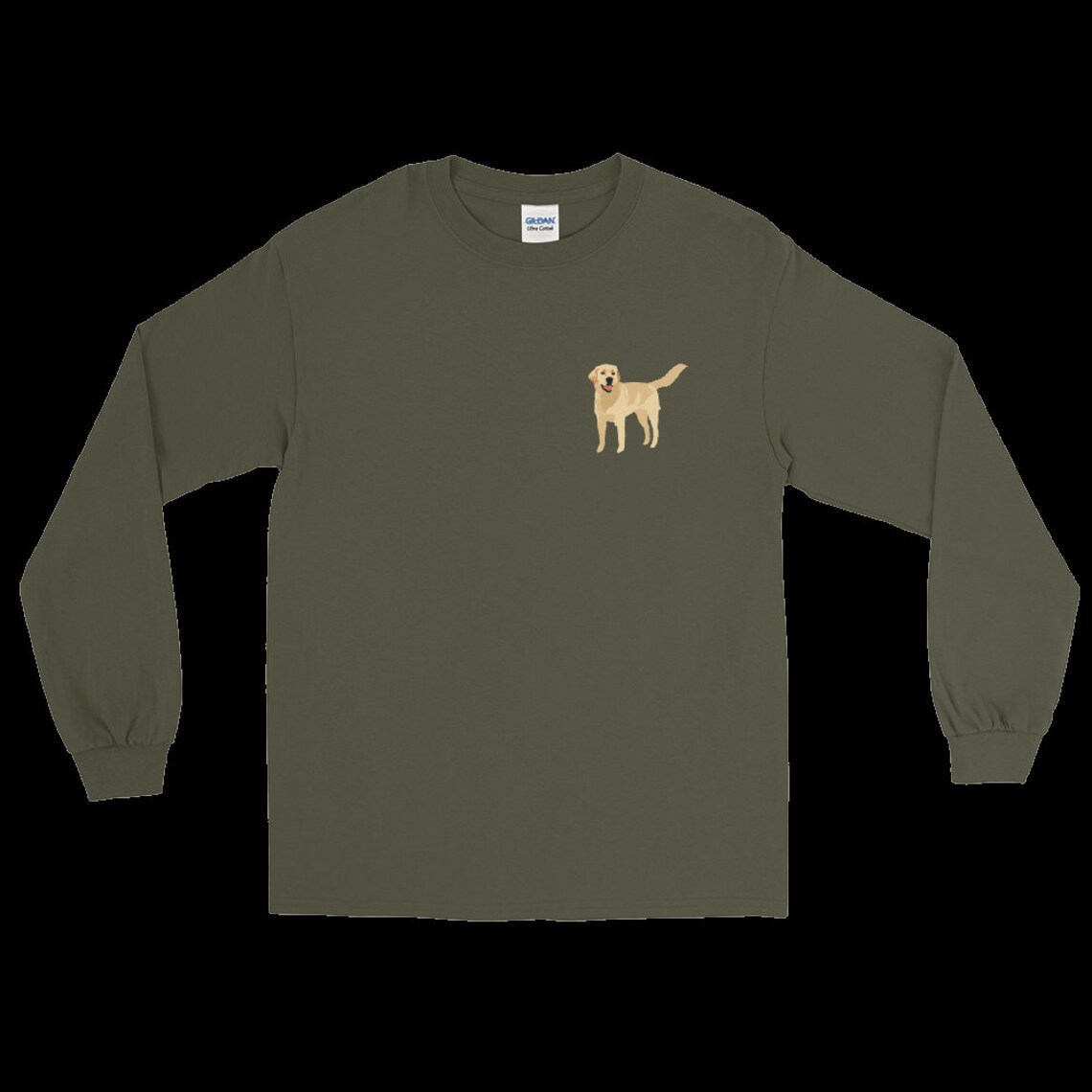 Yellow Lab Long Sleeve Shirt - Etsy