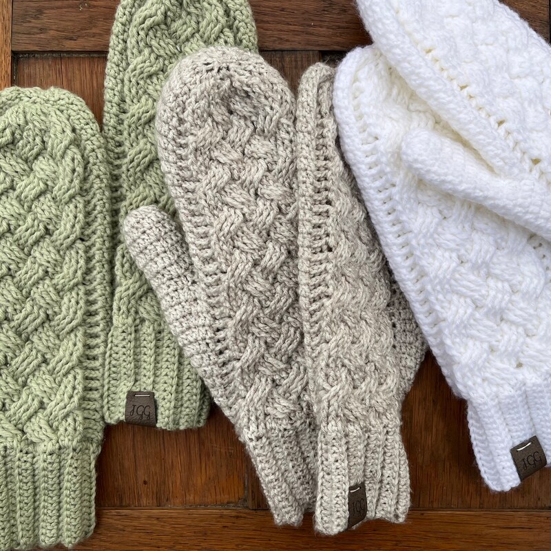 Double Knit Mittens - Etsy