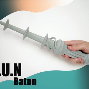 Valorant, G.U.N Gravitational Uranium Neuroblaster Baton, 3D Print ...