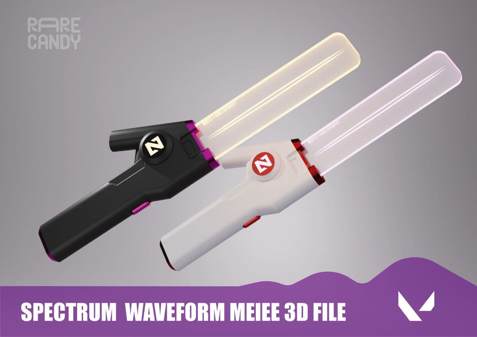 Valorant Spectrum Waveform Melee 3D Model for Cosplay' | Etsy Canada