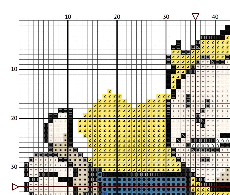 Fallout Vault Boy Cross Stitch Chart Digital PDF Pattern - Etsy