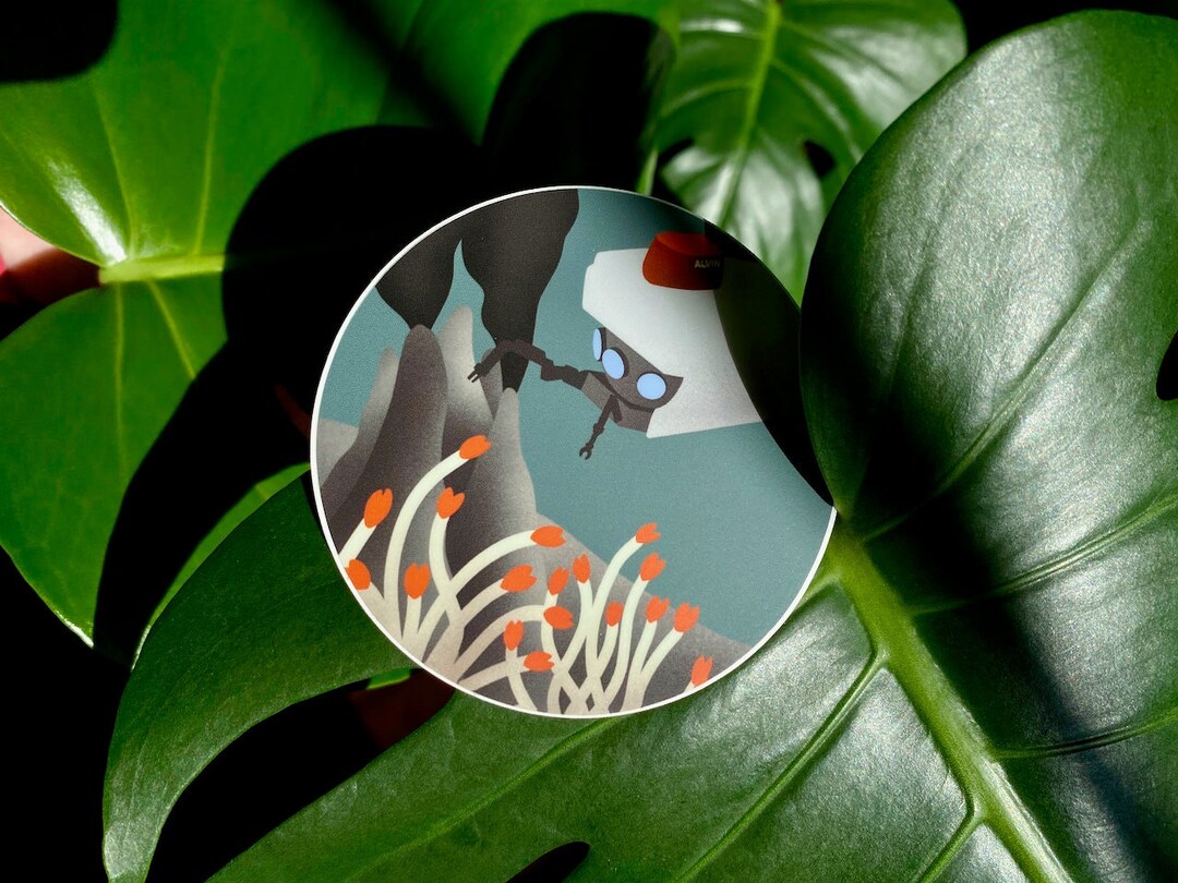 Alvin Sticker, HOV Alvin, Hydrothermal Vents Sticker, Riftia - Etsy