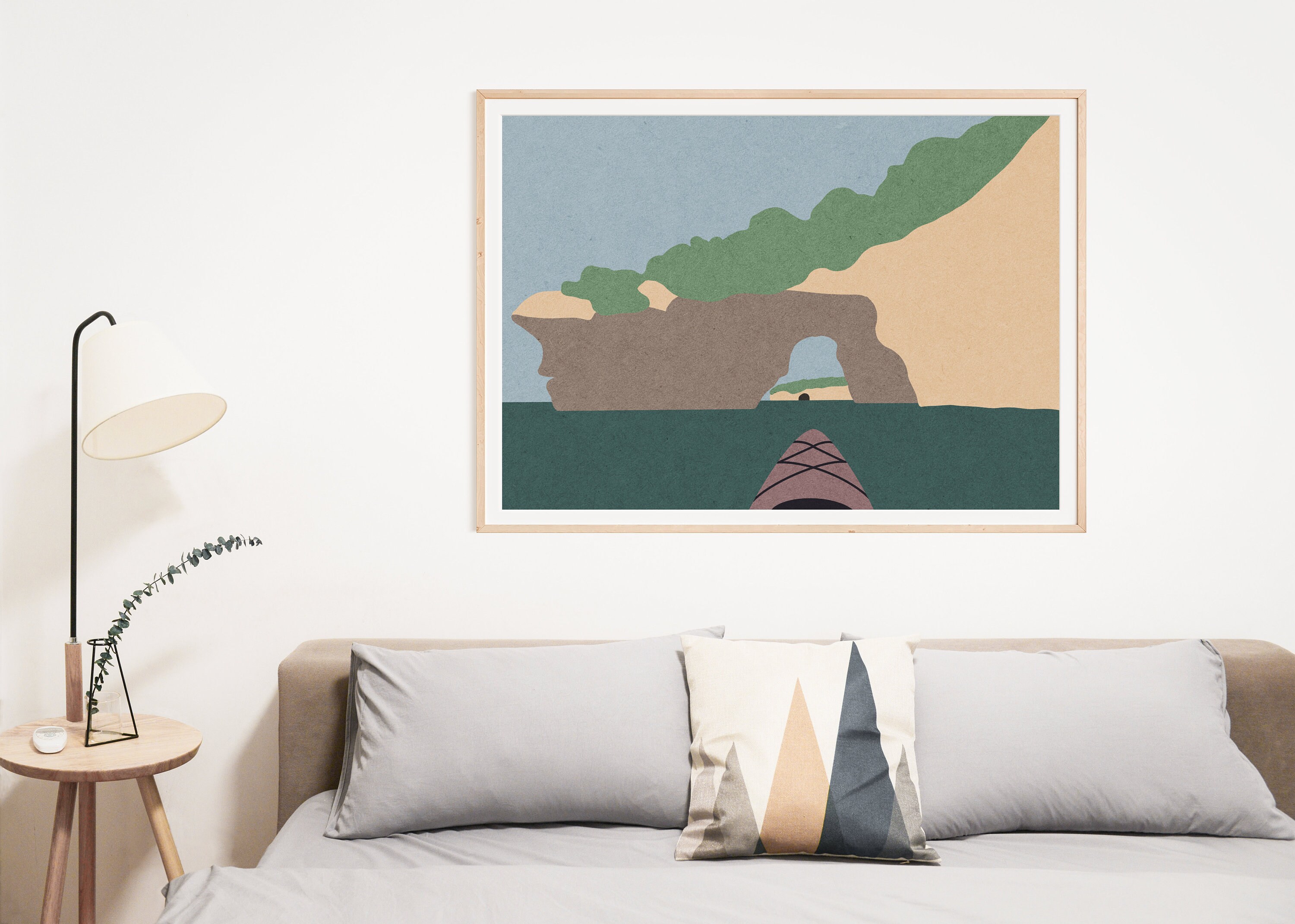 Pictured Rocks Art Print - Etsy