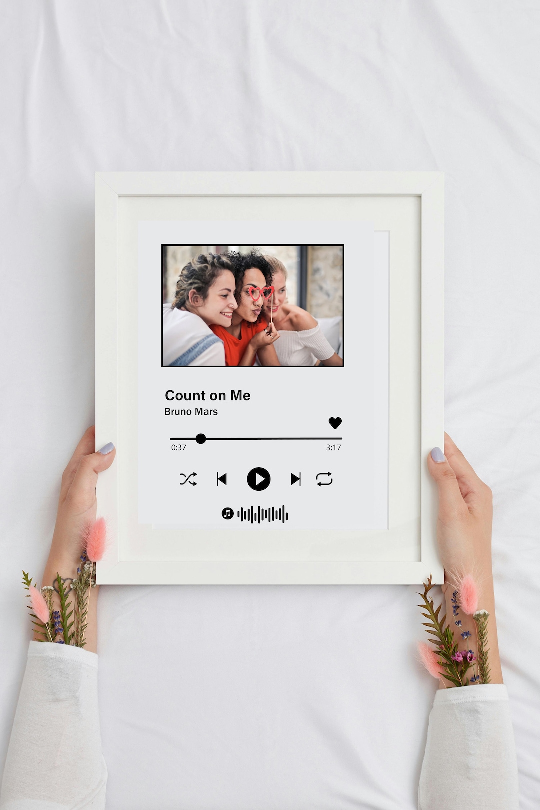 Personalized Song Poster, Custom Song and Picture, Personalized ...