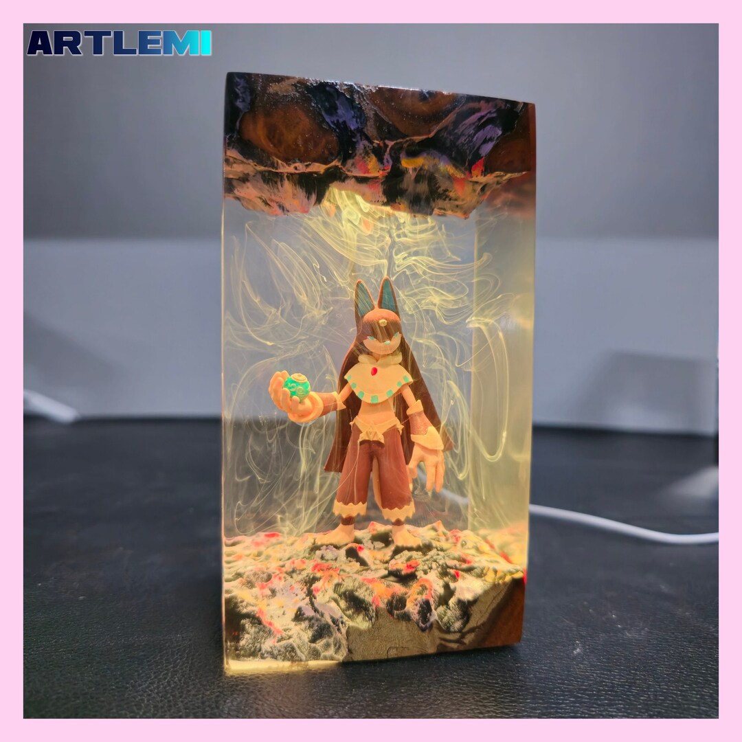 Palworld Guide, Anubis Figure, Palworld Figure, Epoxy Resin Lam ...