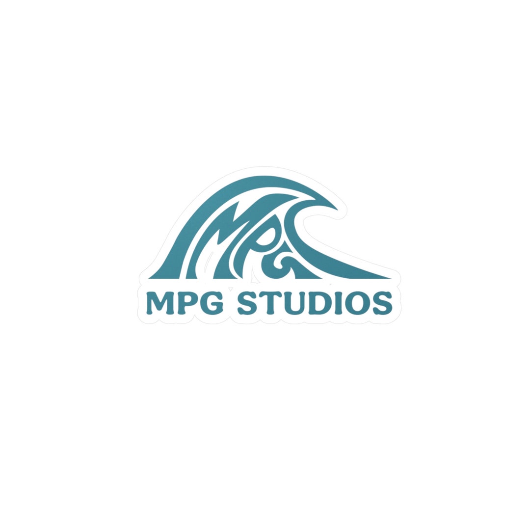 Vinyl Sticker: Blue MPG STUDIOS LOGO - Etsy