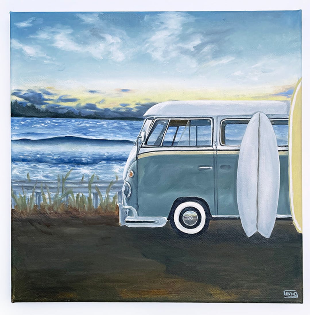 Van Life - Oil on Canvas - Etsy