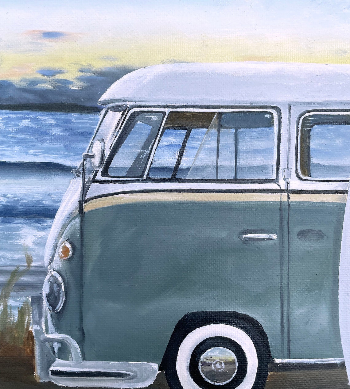 Van Life - Oil on Canvas - Etsy