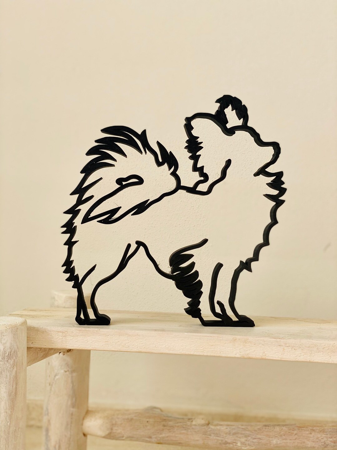 Papillon Dog, Continental Toy Spaniel, Bookshelf Plastic Sculpture ...