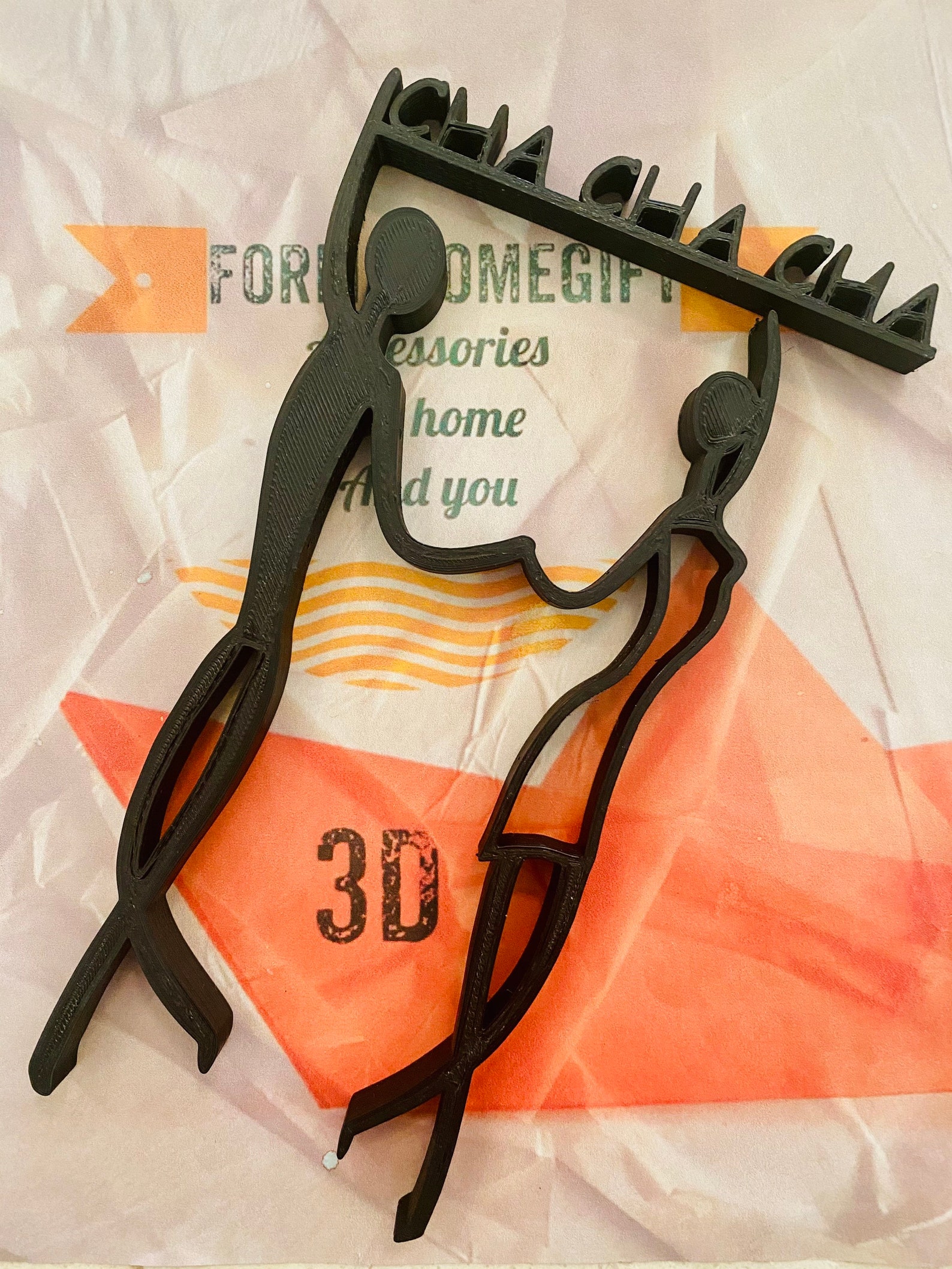 Cha Cha Cha Dance Style , Rhythm, Minimalist Art Plastic Sculpture ...