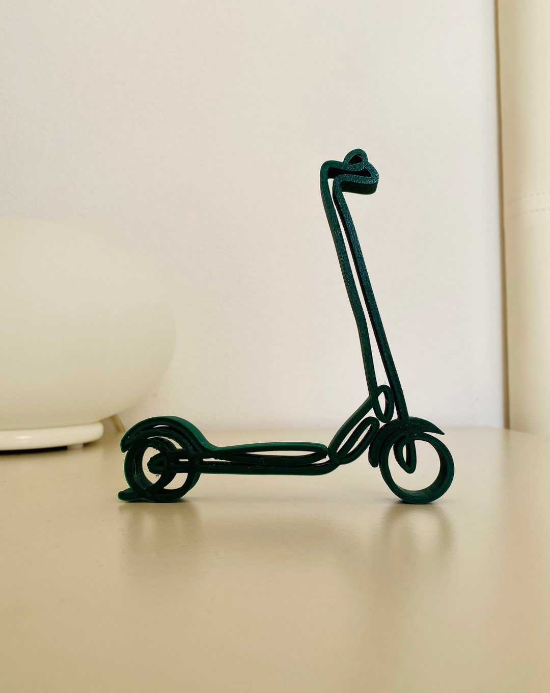 3D Printed Electric Scooter Sculpture: Minimalist Desk Decor - Etsy