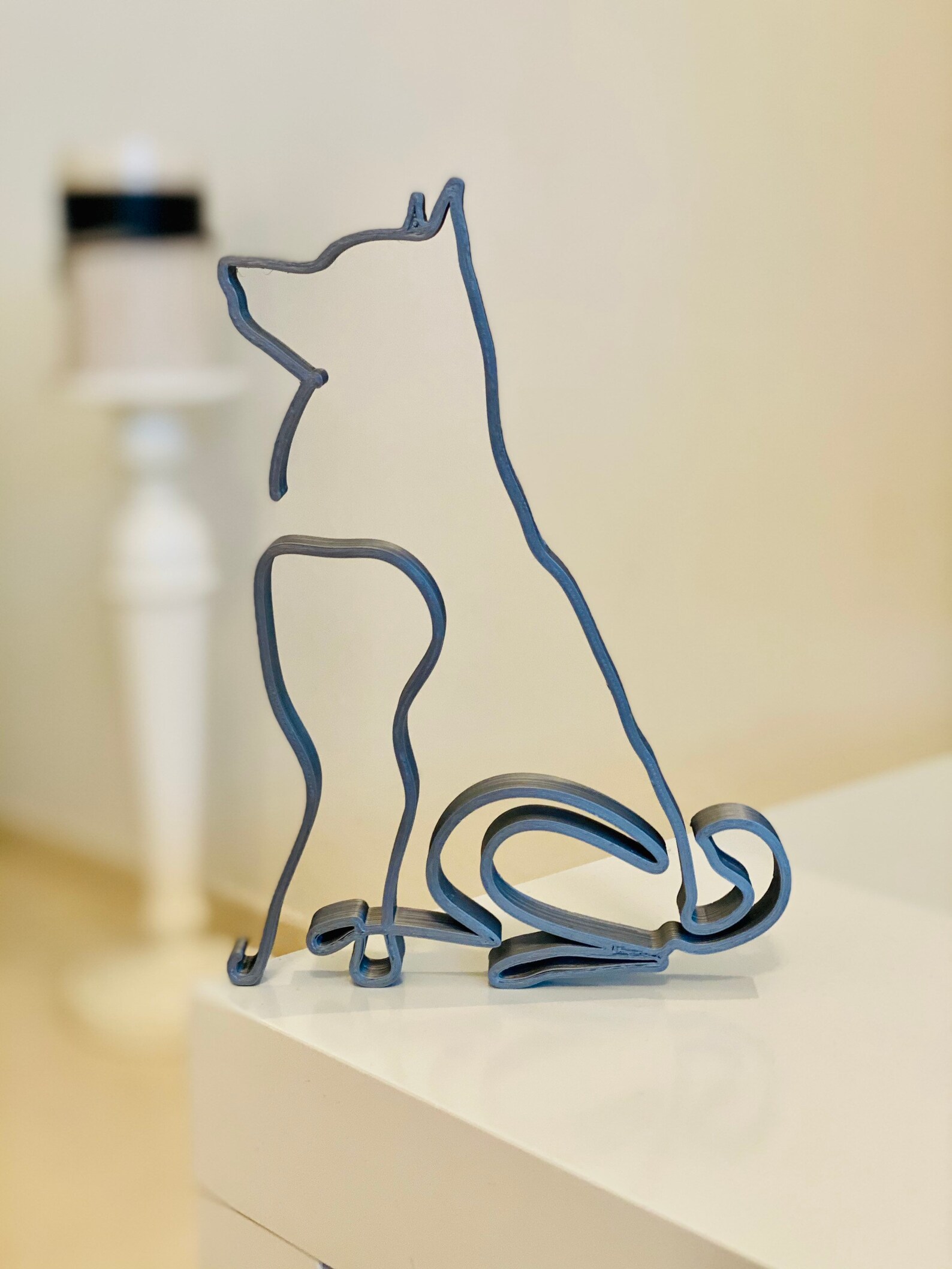 Abstract Husky minimalist art sculpture dogs breeds | Etsy