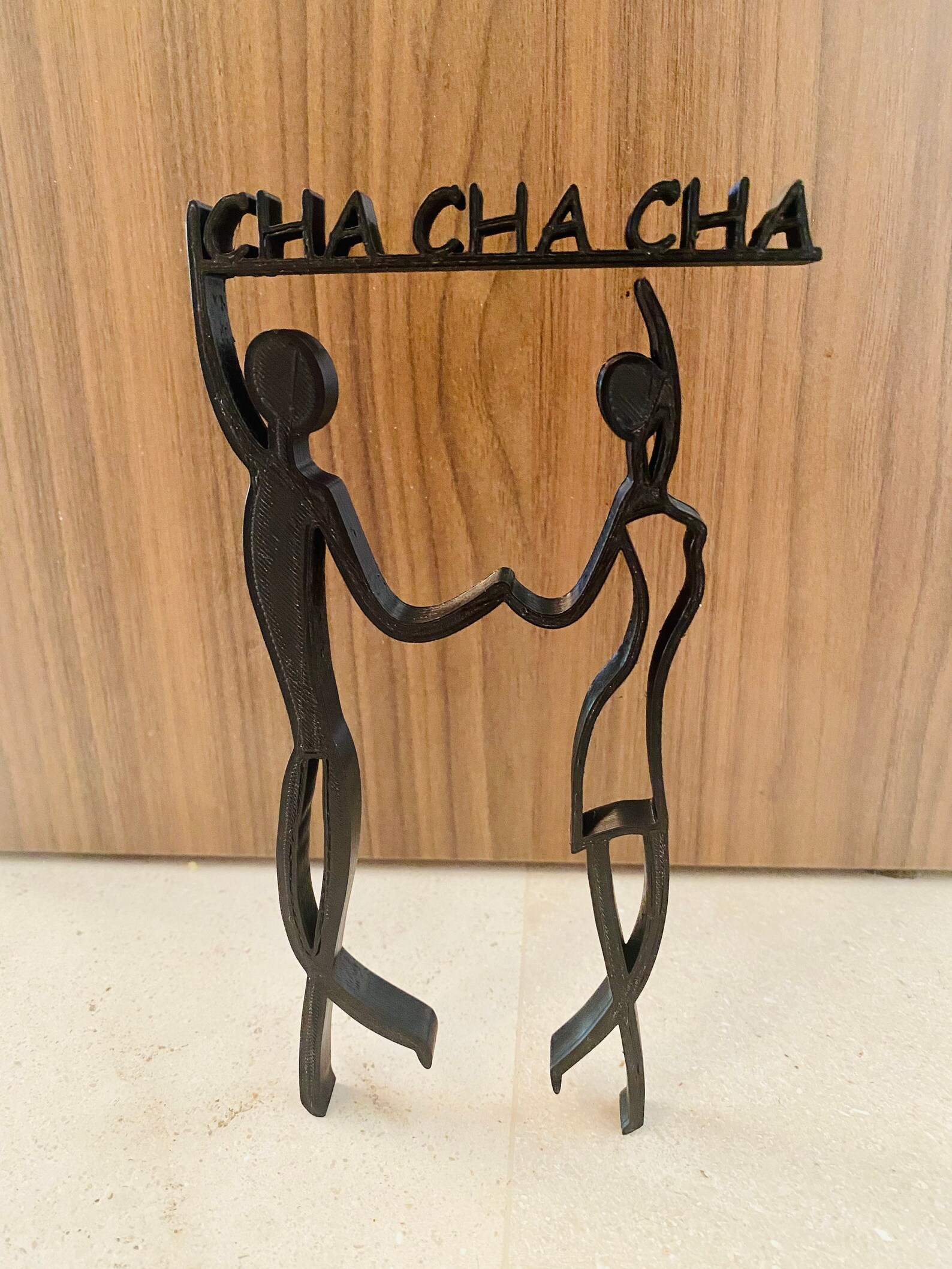 Cha Cha Cha Dance Style , Rhythm, Minimalist Art Plastic Sculpture ...