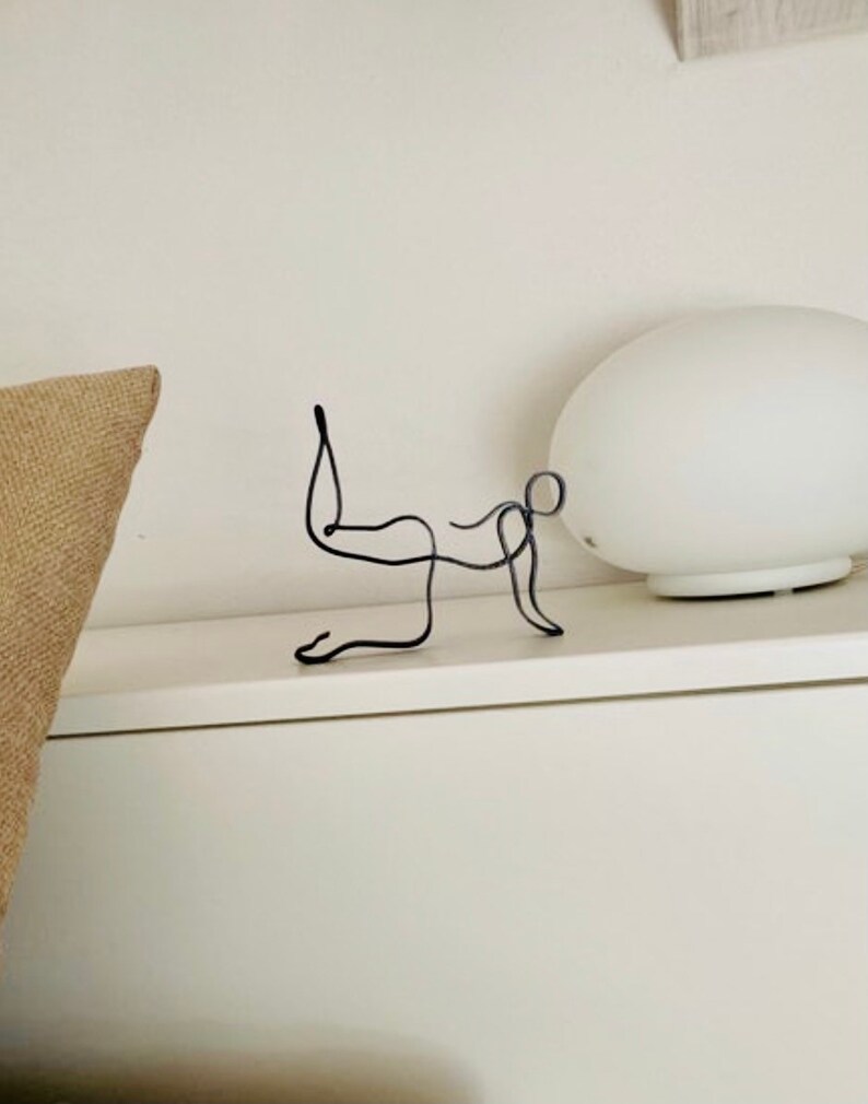 Yoga Poses Table Leg Up Minimalist Art Plastic Sculpture 3D - Etsy