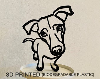 Pug Tabletop Figure Minimalist Art Sculpture 3D Printed - Etsy