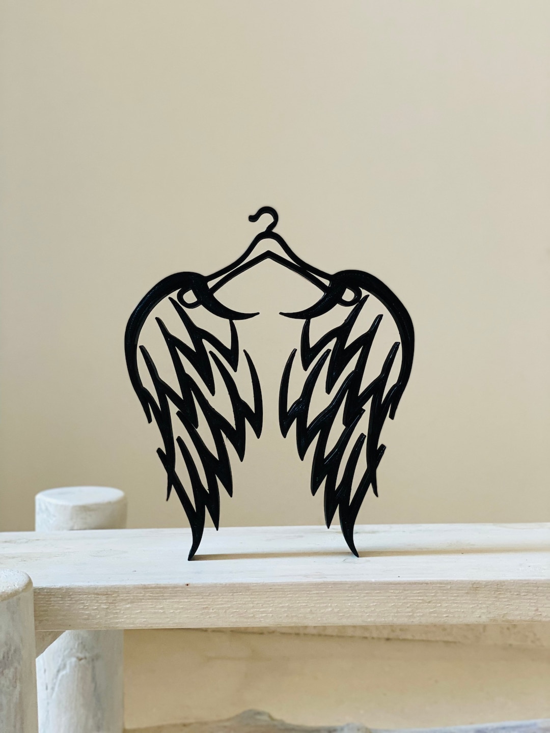 Angel Wings Tabletop Figure, Minimalist Art, Shelf Sitter, Home Decor ...
