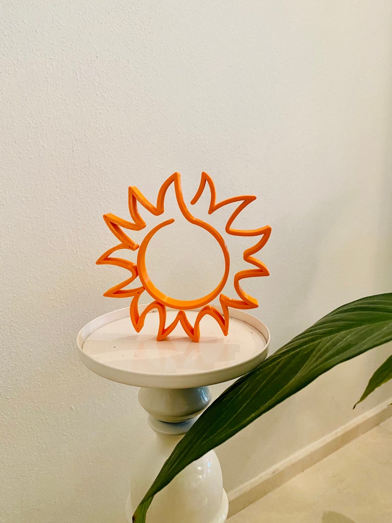 Sun Sculpture: Minimalist Tabletop Decor - Etsy