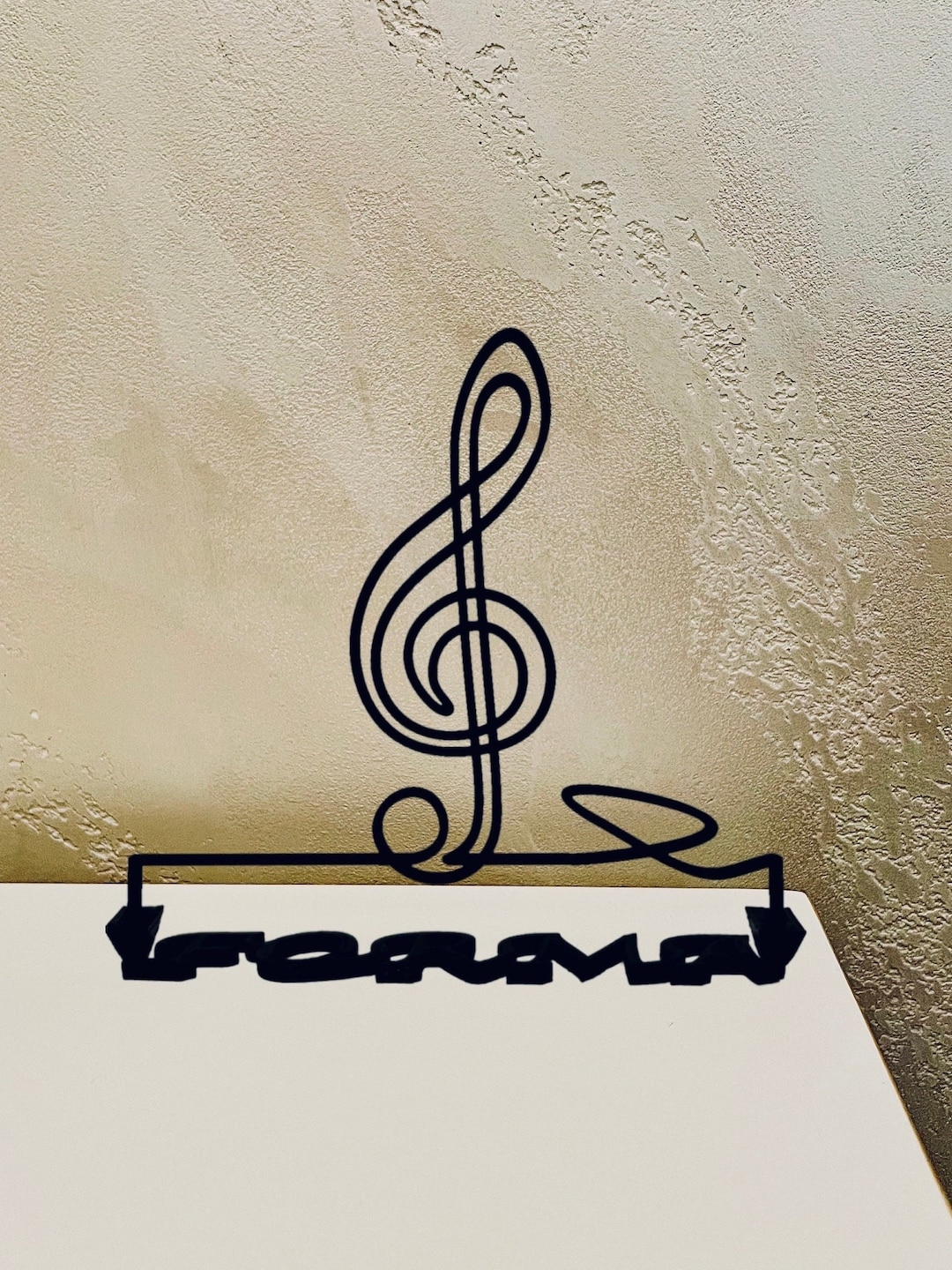 Treble Clef, Bioplastic , Friend Present, Birthday Statue, Housewarming ...