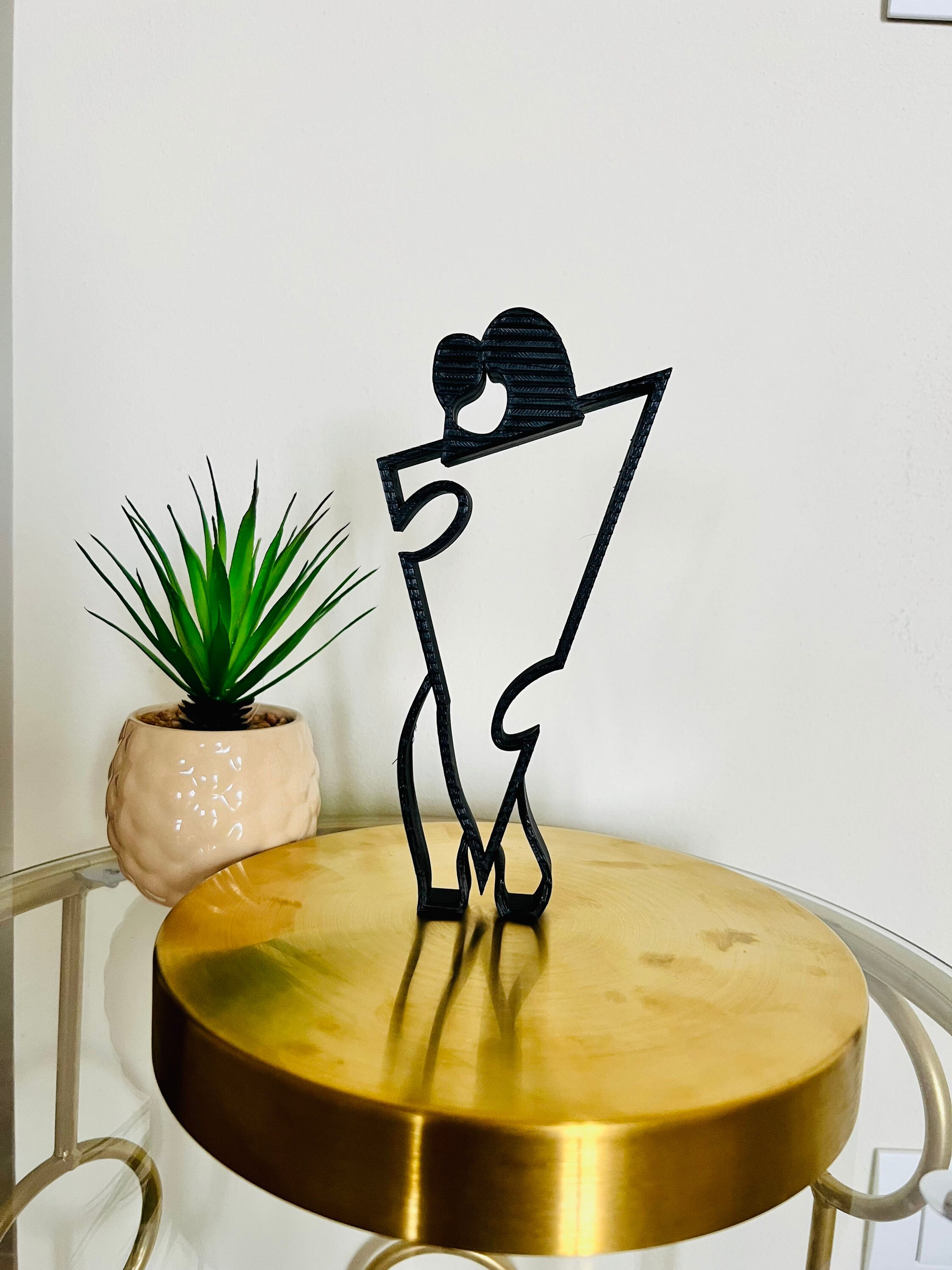 Cheeseman Minimalist Art Tabletop Plastic Figure Bookshelf - Etsy