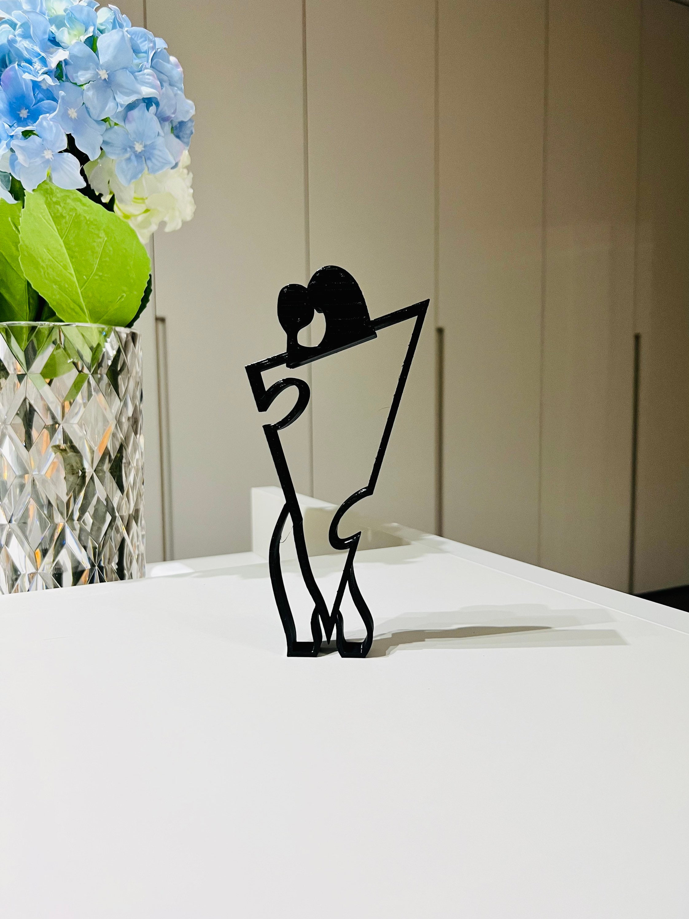 Cheeseman Minimalist Art Tabletop Plastic Figure Bookshelf - Etsy