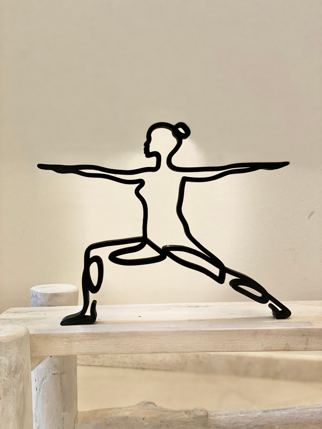 Yoga, Roof Chakra Poses, Muladhara, Tabletop Plastic Figure, Minimalist ...