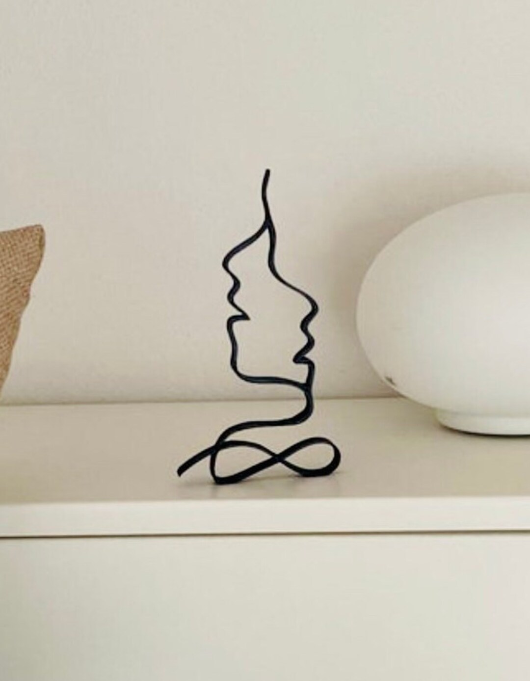 Together Forever Sculpture: 3D Printed Minimalist Home Decor - Etsy