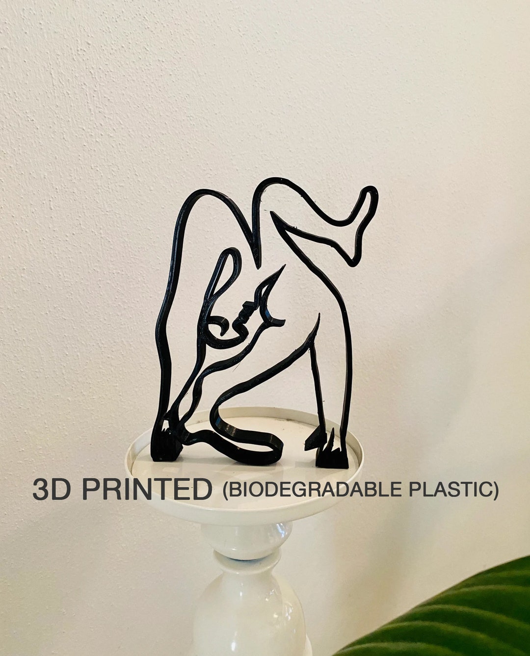 Picasso Acrobat Sculpture: 3D Printed Minimalist Decor - Etsy