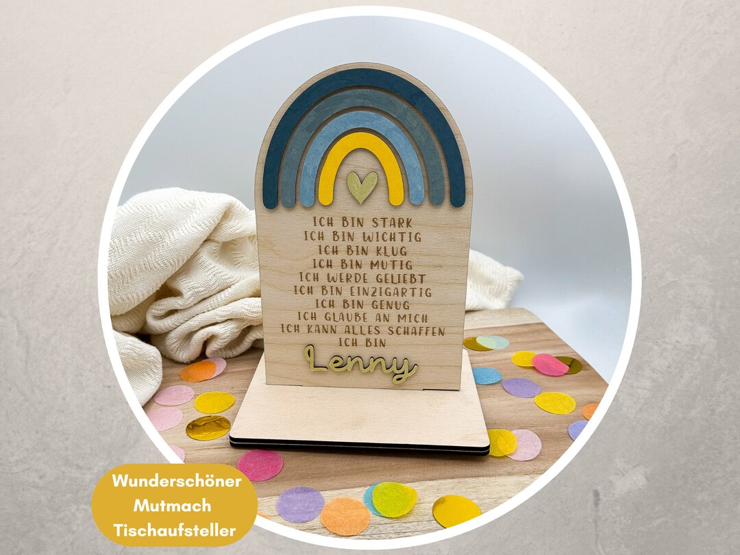 Affirmation Sign Made of Wood Encouraging Display for Children ...