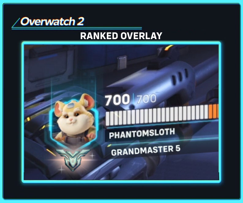 Overwatch 2 - Ranked Overlay (basic) - Etsy
