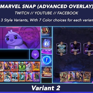 Marvel Snap - (ADVANCED) Streaming Overlay for Twitch, Youtube and ...