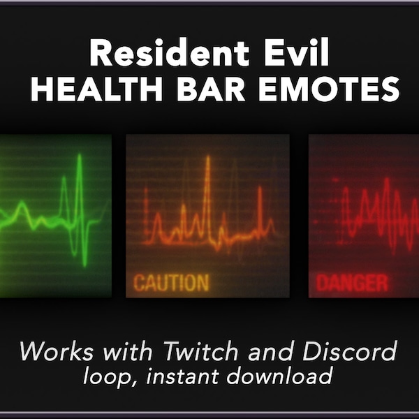 Resident evil twitch overlays - Etsy México
