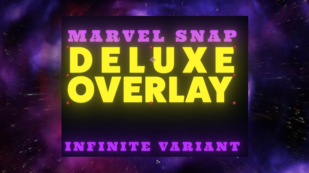Marvel Snap - DELUXE Streaming Overlay (infinite Variant) for Twitch ...