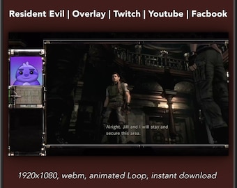 Resident Evil 2 Remake - Streaming Overlay for Twitch, Youtube and ...