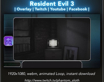 Resident Evil 2 Remake - Streaming Overlay for Twitch, Youtube and ...