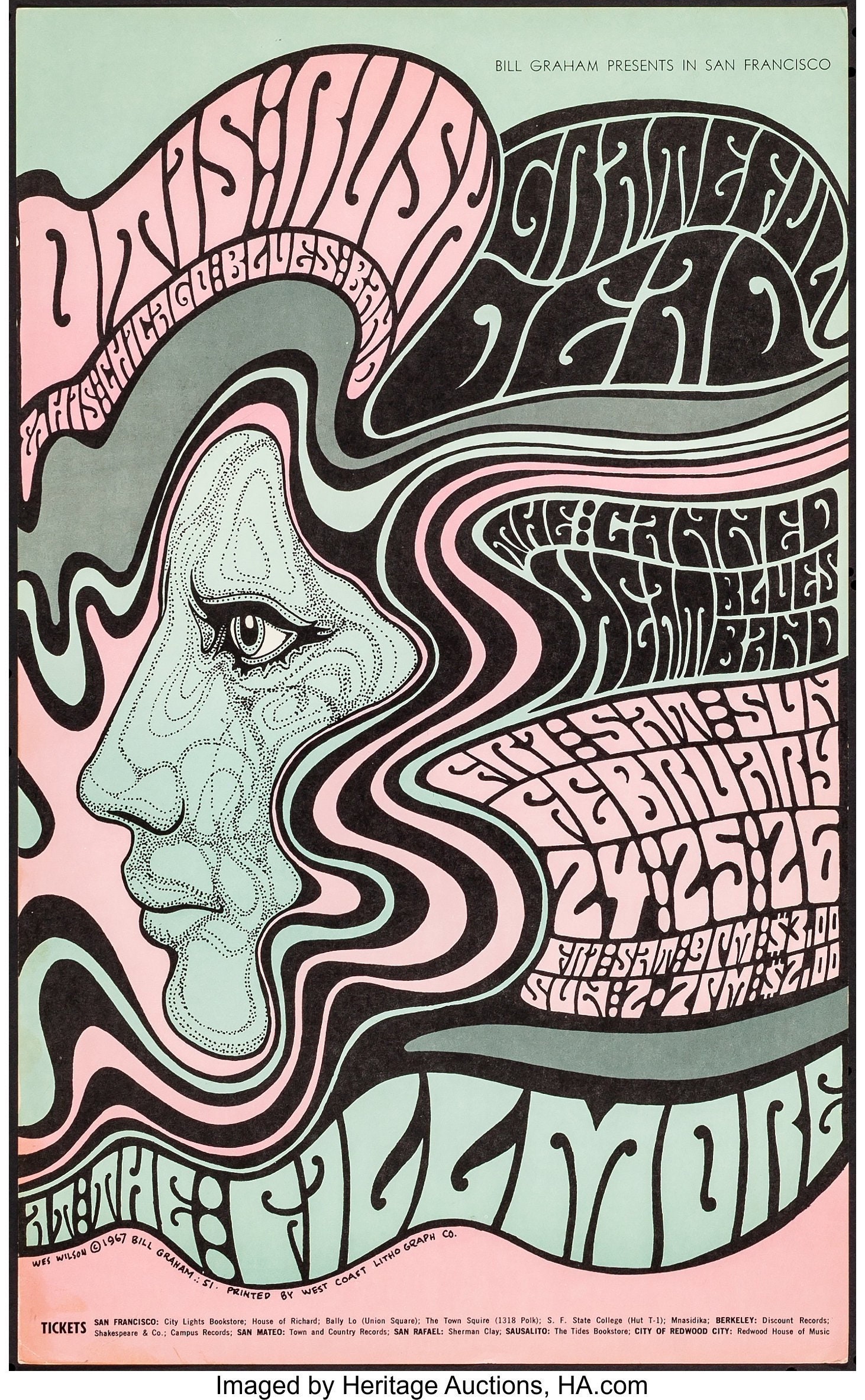 Jefferson Airplane Live At The Fillmore | Etsy