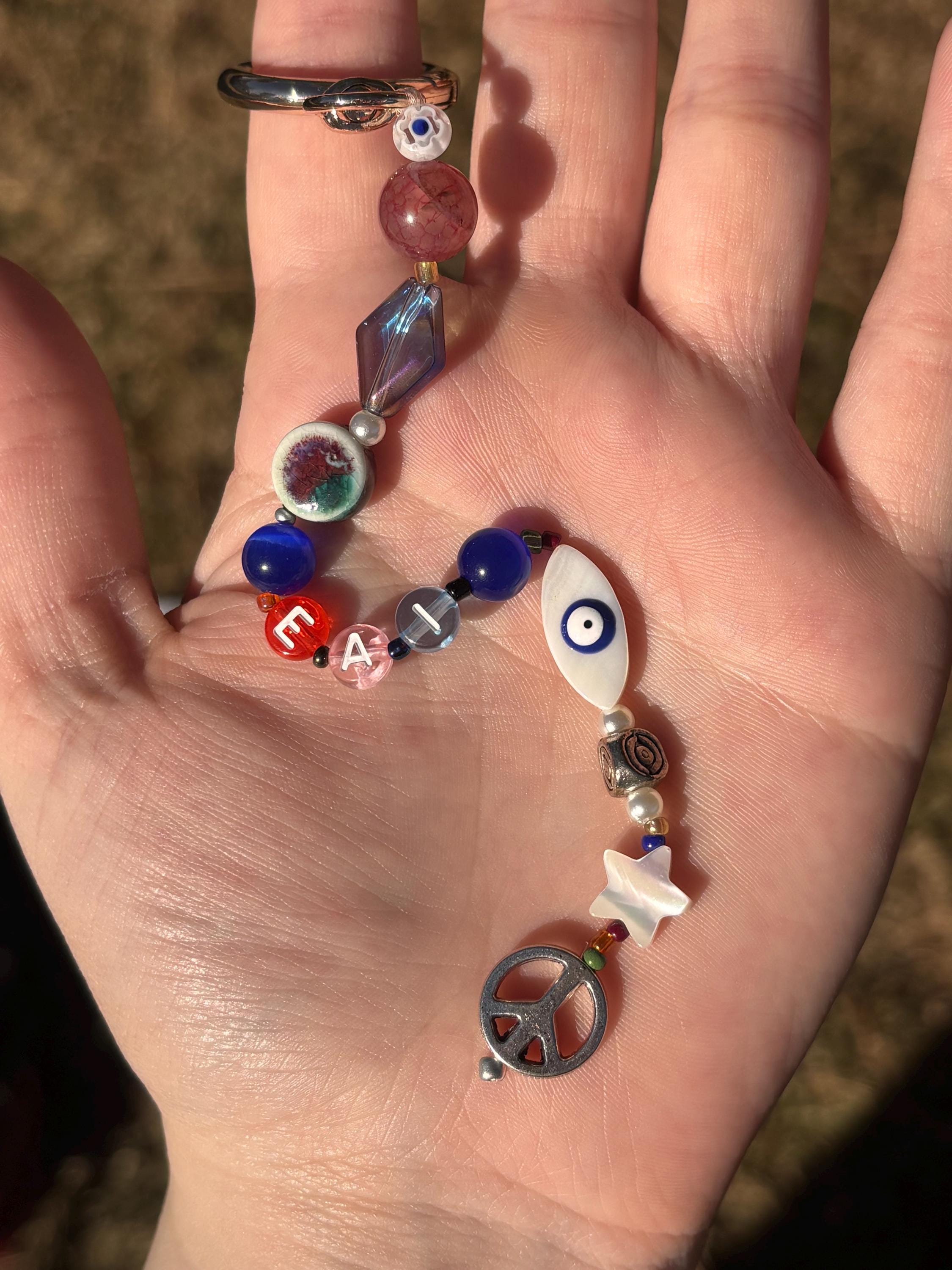 Beaded Keychains for Bags, Car Mirrors, Etc. - Etsy