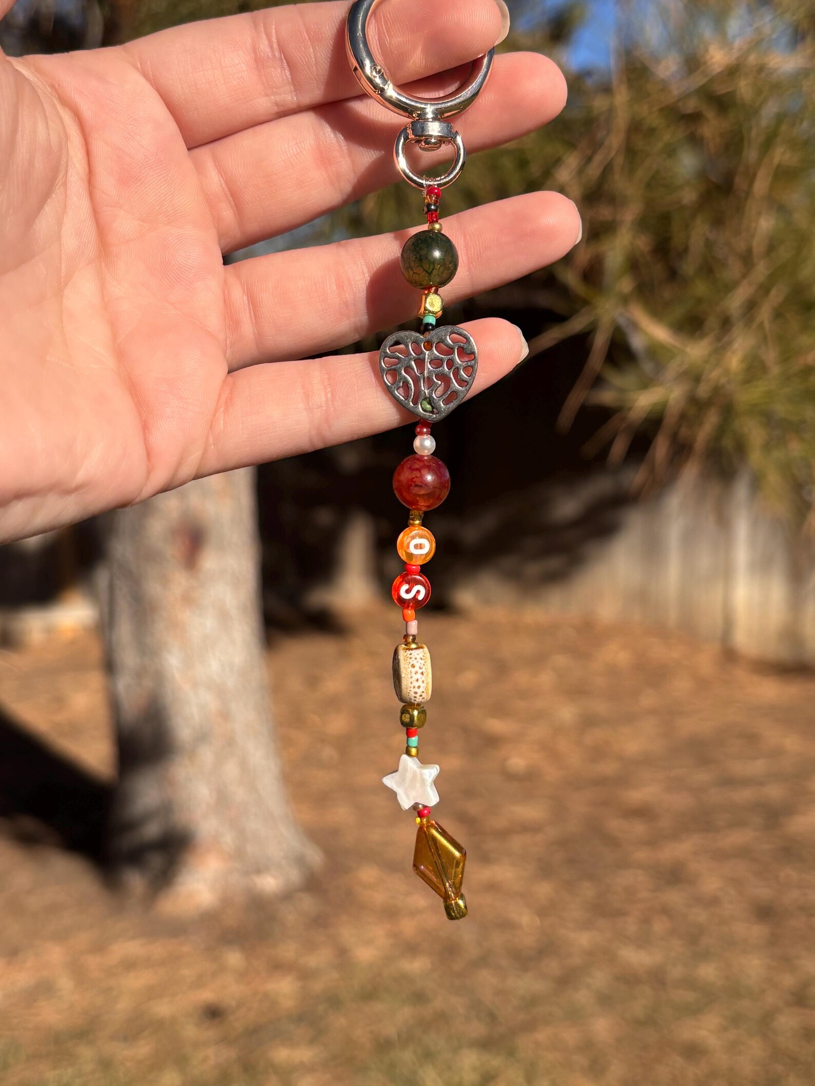 Beaded Keychains for Bags, Car Mirrors, Etc. - Etsy